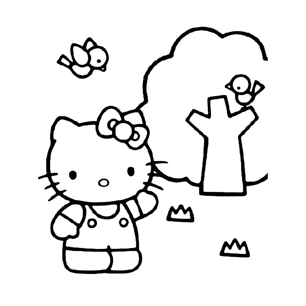 Jual Gambar Sketsa Mewarnai / Hello Kitty / Part 2 / Gambar Sketsa ...