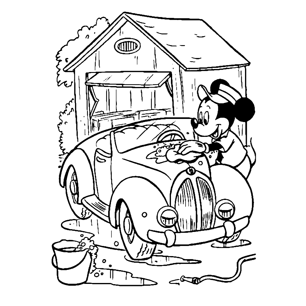 Jual Gambar Sketsa Mewarnai / Mickey Mouse / Part 3 / Gambar Sketsa ...