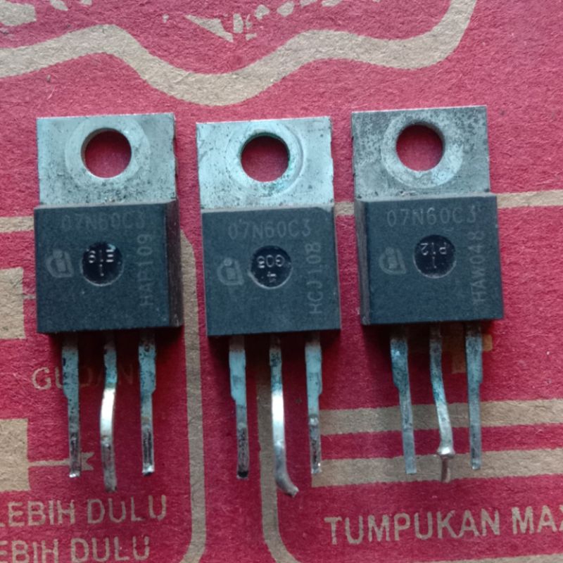 Jual MOSFET 07N60C3 ( 7.3A 650V ) | Shopee Indonesia