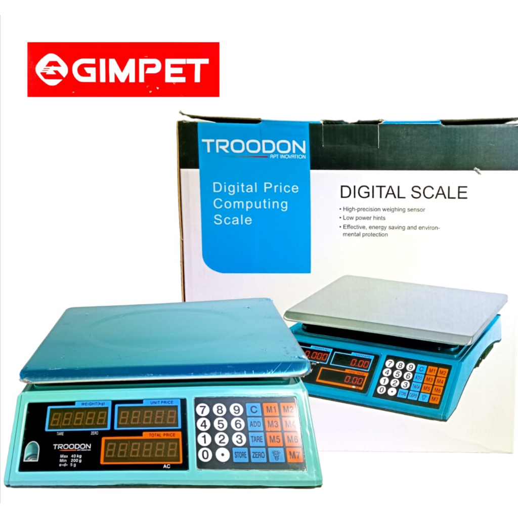 Jual TERLARIS !!! Timbangan Duduk Digital Troodon 40Kg Timbangan ACS ...