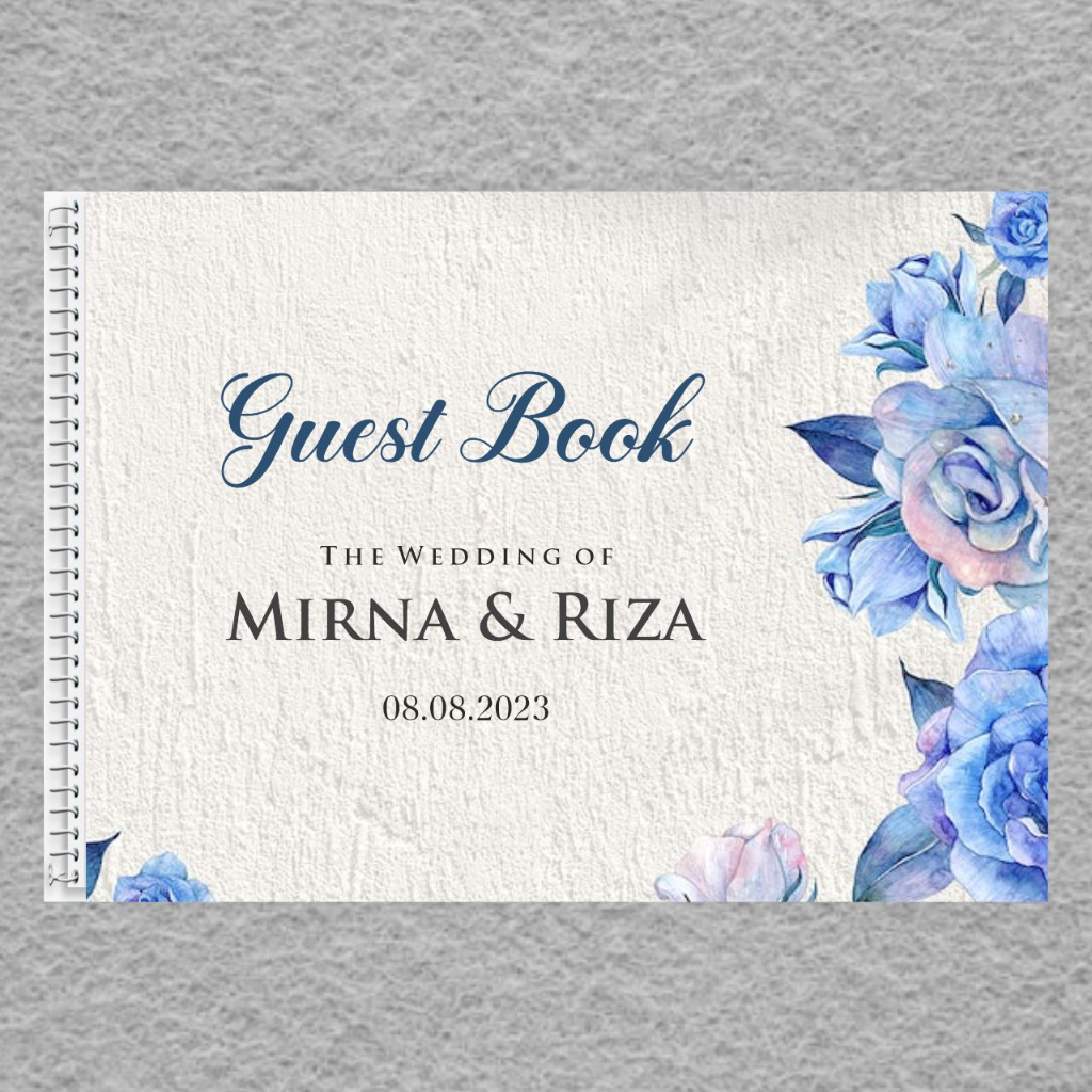 Jual Buku Tamu Pernikahan CUSTOM / wedding Guest Book / wedding book ...