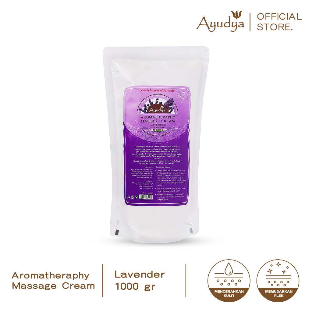 Jual Ayudya Massage Cream Lavender 1 Kg Krim Pijat Relaksasi BPOM AYU-M ...
