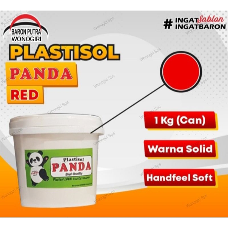 Jual Plastisol Panda Red 1Kg | Shopee Indonesia