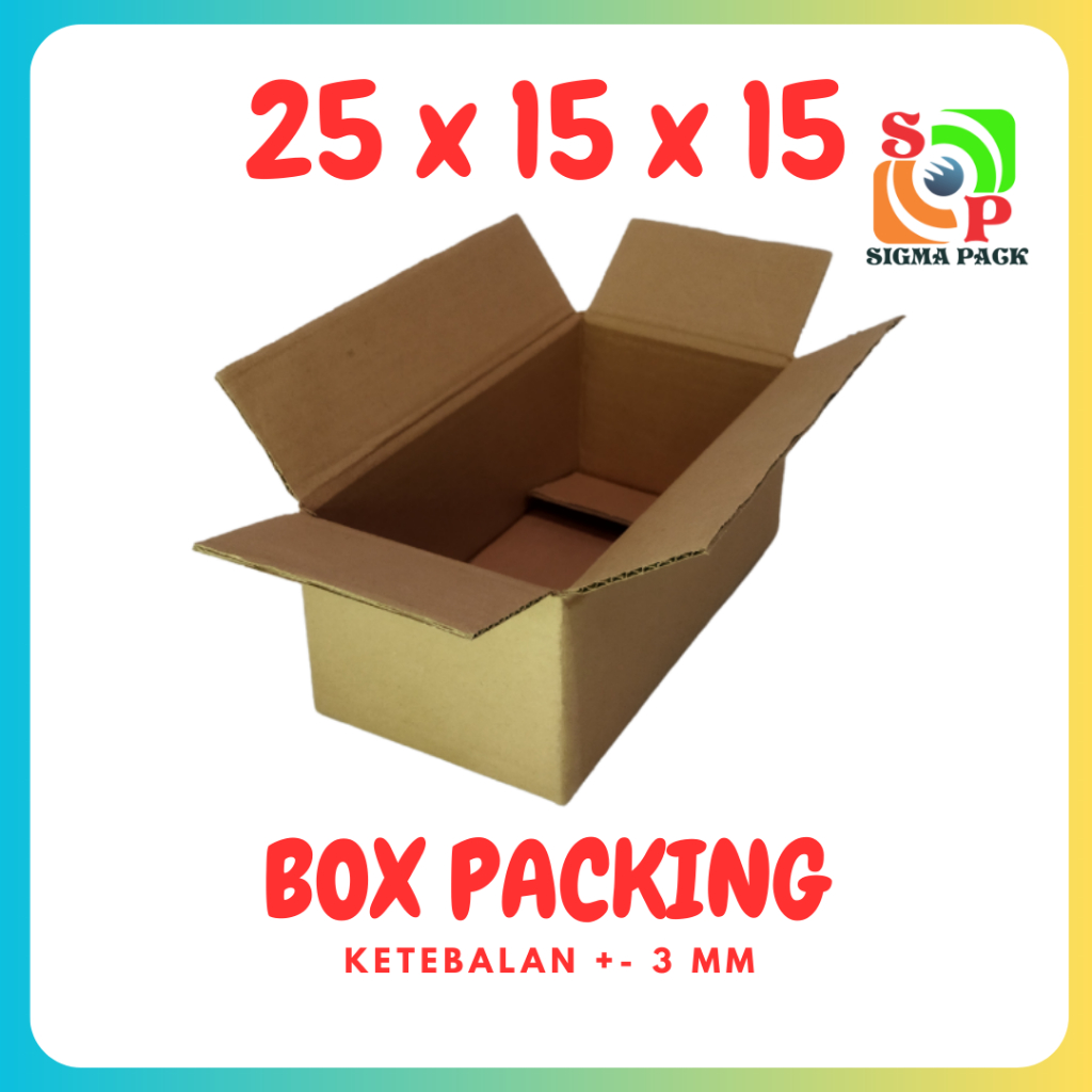 Jual Box 25x15x15 Packing Karton /Kardus Packing/paking/Box Normal ...