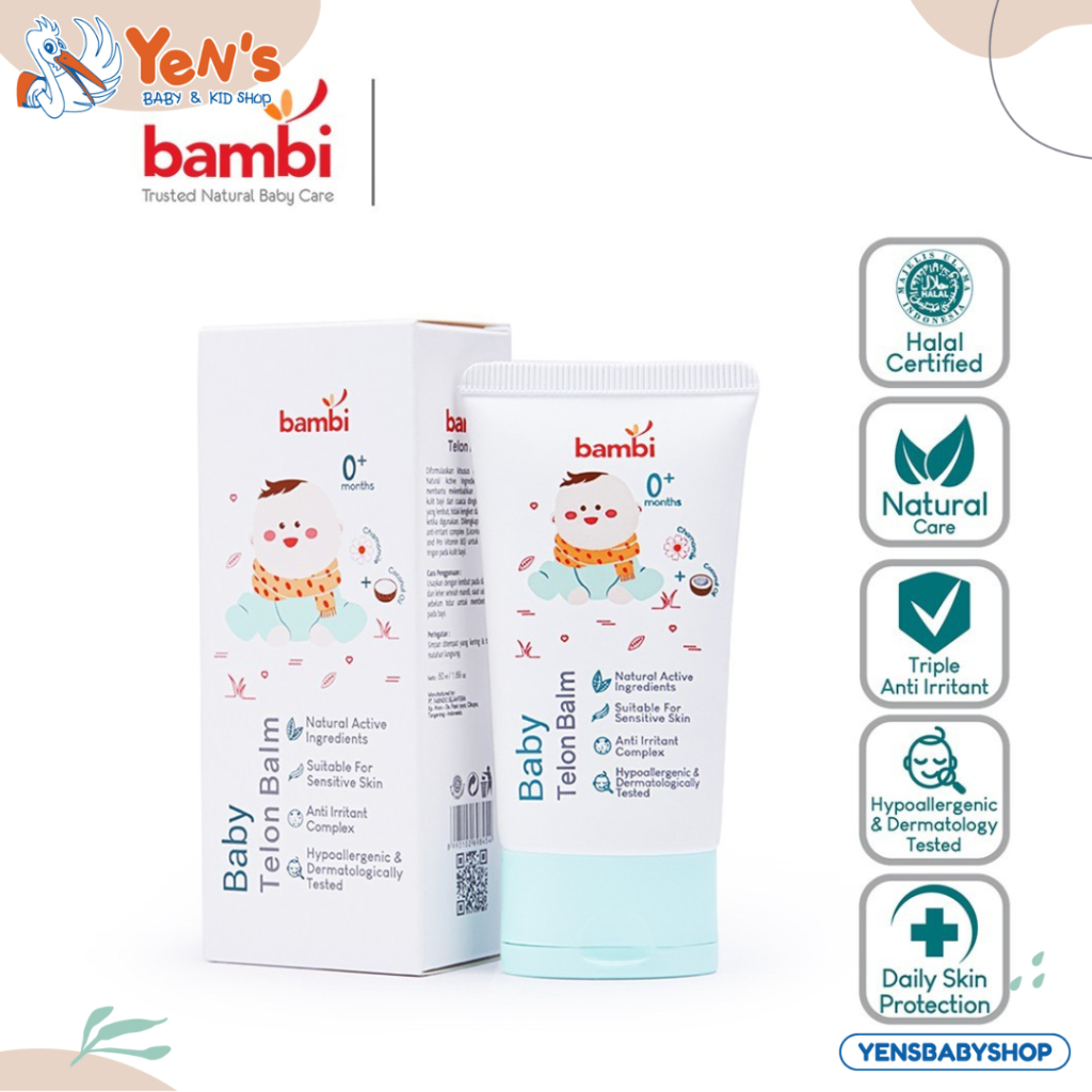 Jual Bambi Baby Telon Balm 50ml | Calming Rub Membantu Mengatasi ...