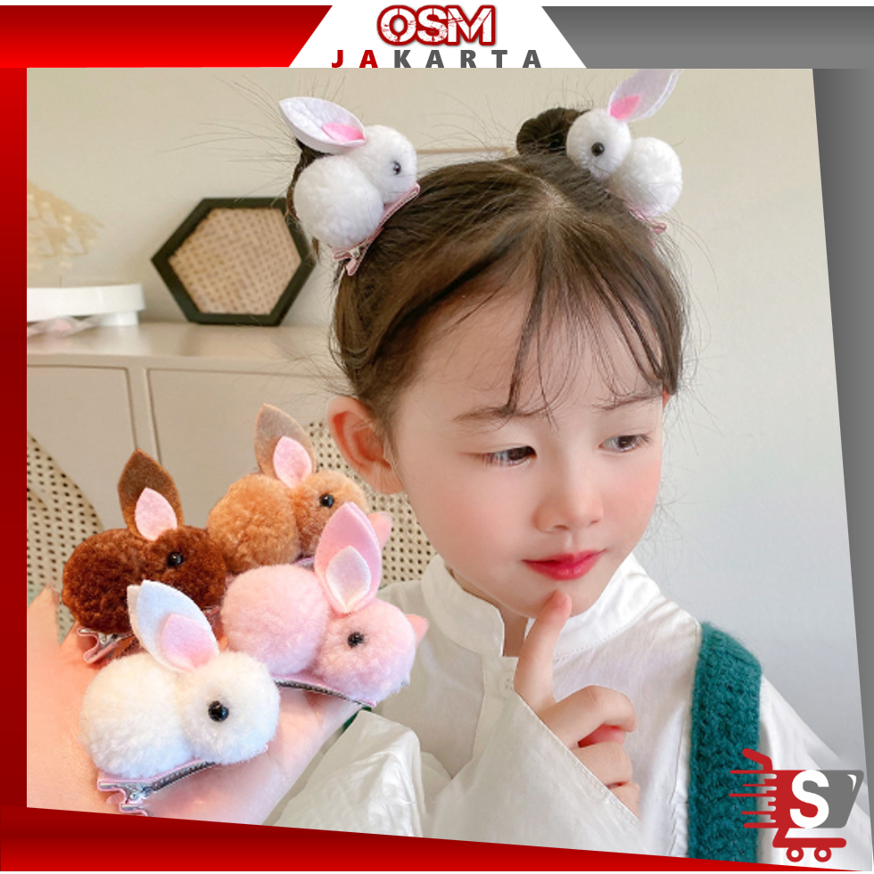 Jual OSM JKT F5840 Jepit Rambut Korea Kelinci Rabbit Hair Accessories ...