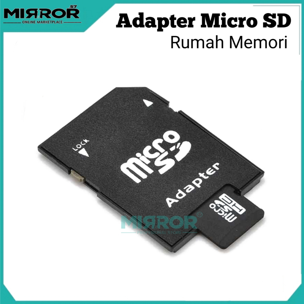 Jual Adapter Micro SD / Rumah Memory MMC Memori SD To Card | Shopee ...