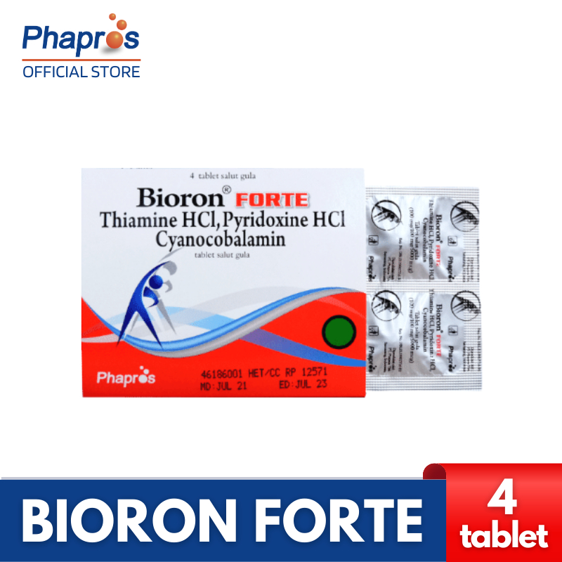 Jual Bioron Forte Strip 4 tablet | Shopee Indonesia