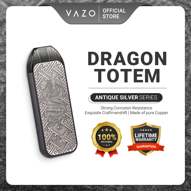 Jual VAZO Zippo Vape Pod Device Kit-Antique Silver Series（Dragon Totem ...