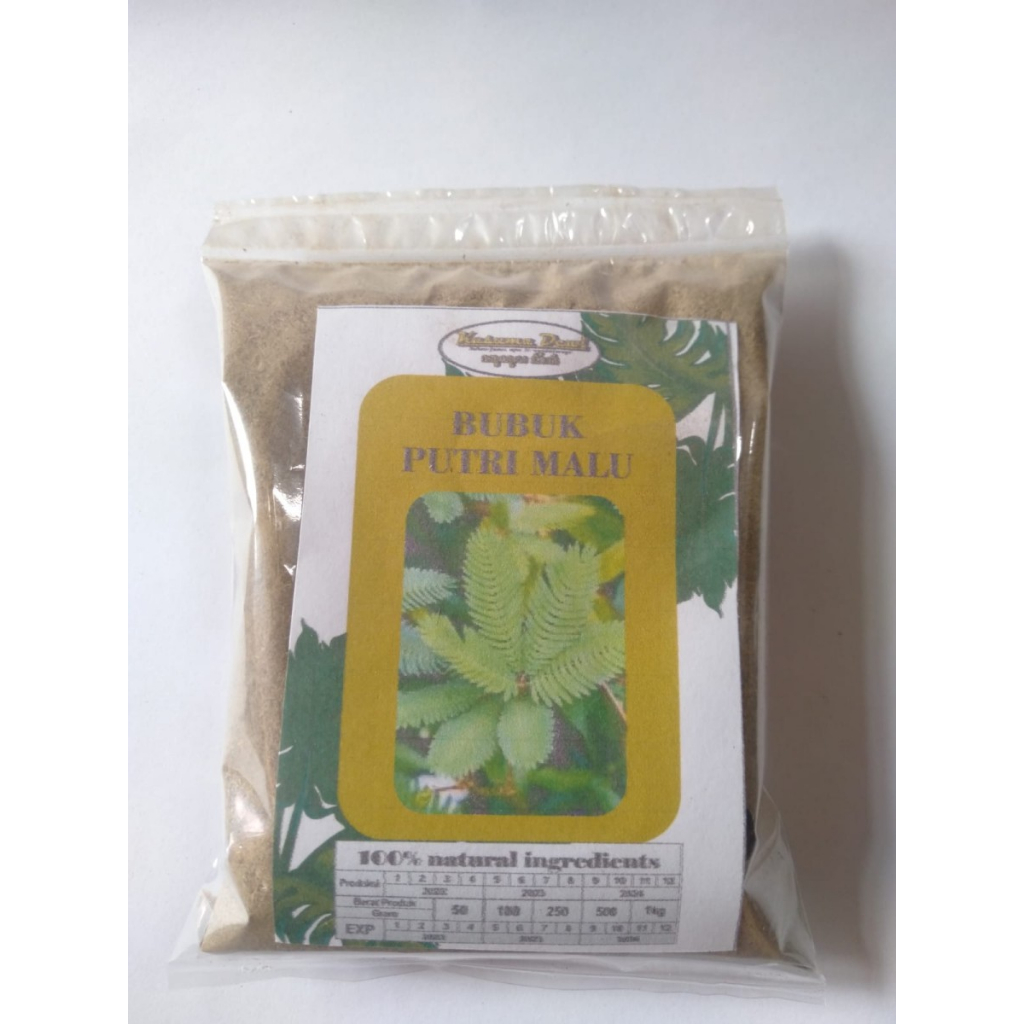 Jual Herbal Rempah Asli Mimosa Pudica / Serbuk Daun Putri Malu | Shopee ...