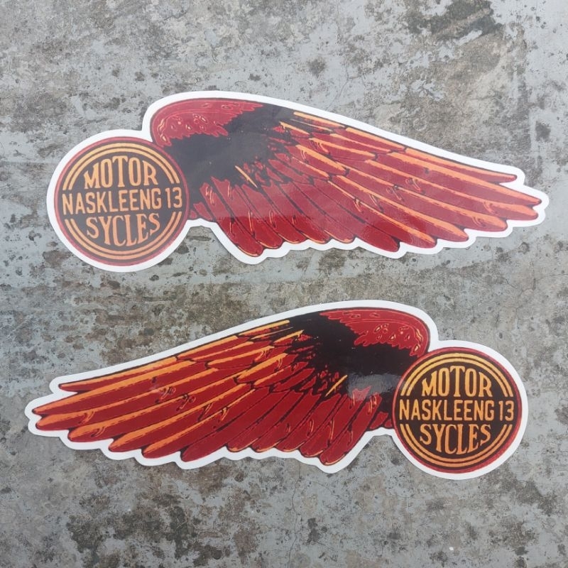 Jual STIKER - NK 13 GASTANK - TANKI CHOPPER | Shopee Indonesia