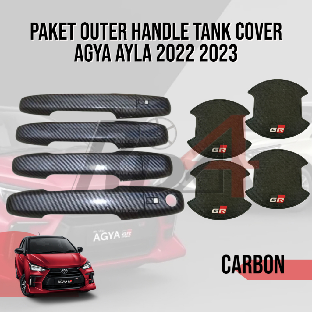 Jual Paket Cover Handle Outer Pintu Tank Cover Mobil ALL NEW AGYA AYLA 2022 2023 2024 2025 GR ...