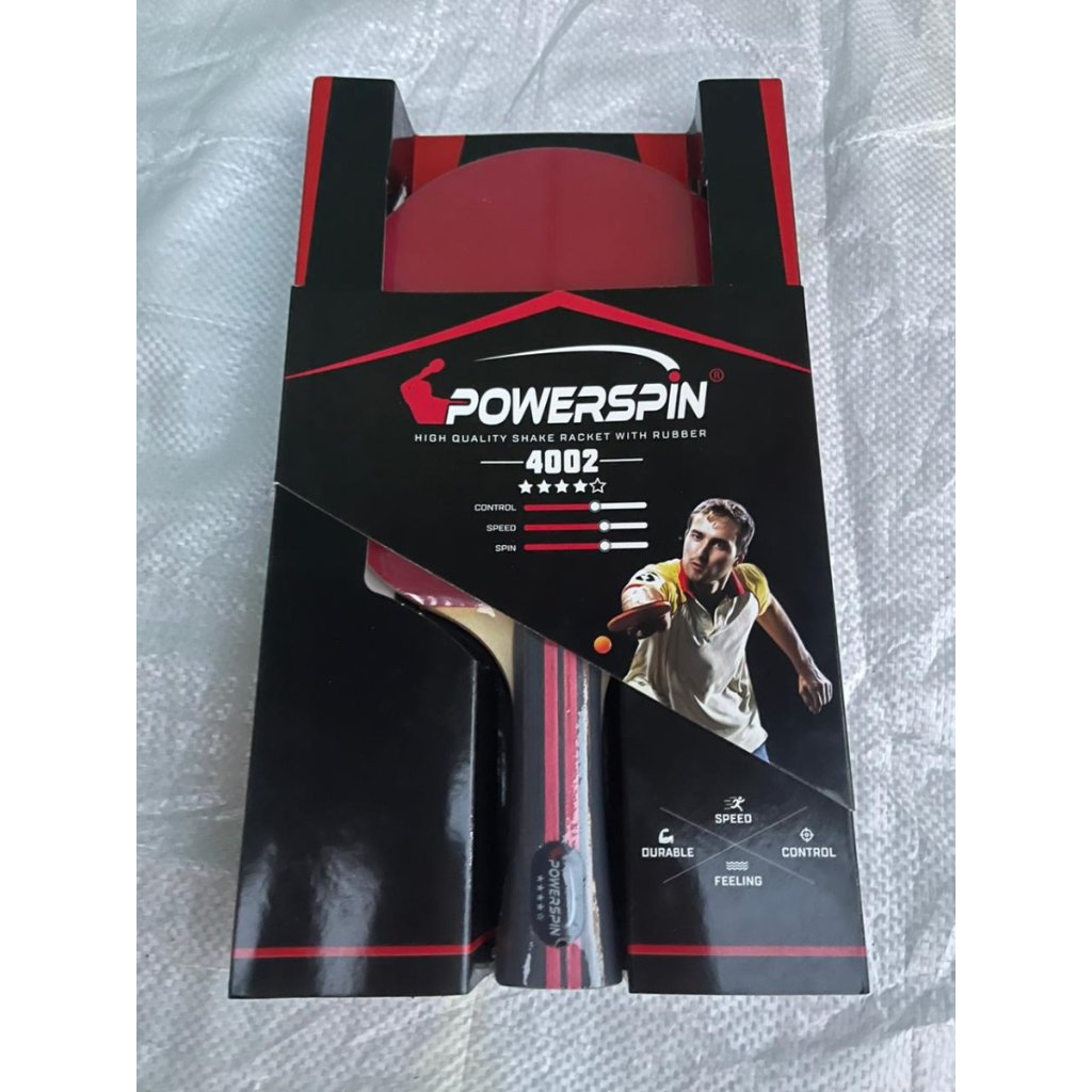 Jual Bat bet tenis meja Pingpong Powerspin Power spin 4002 4 star bintang | Shopee Indonesia
