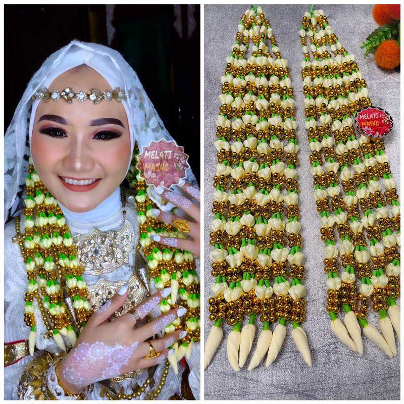 Jual melati imitasi sumping adat lampung | Shopee Indonesia