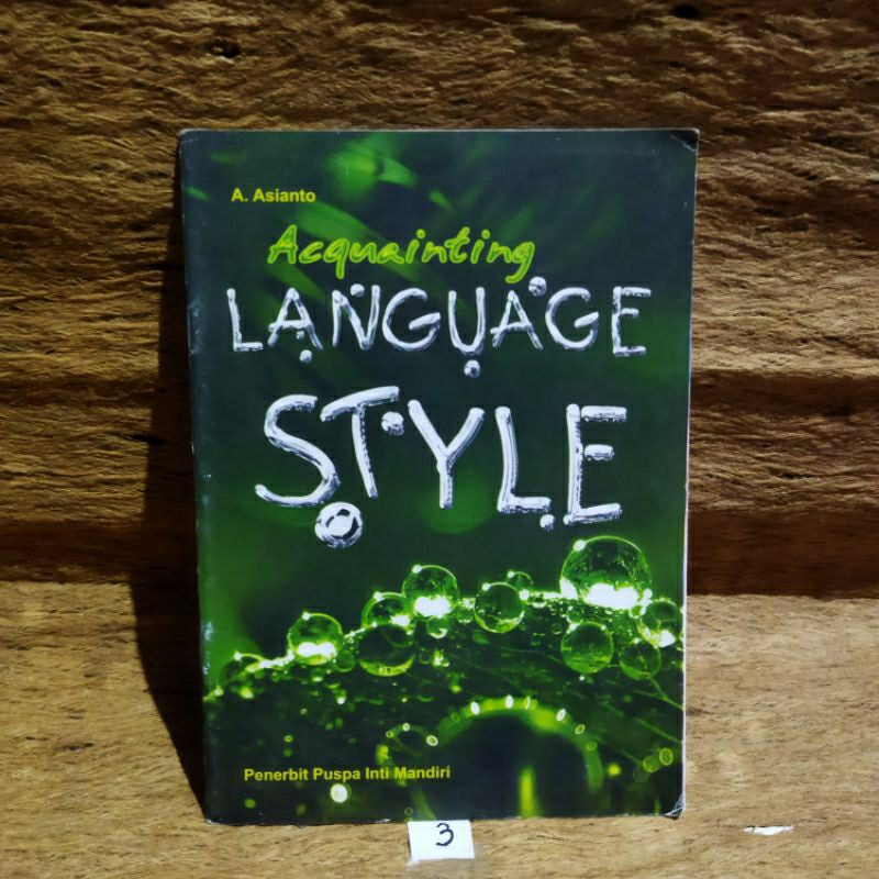 Jual BUKU ACQUANTING LANGUAGE STYLE | Shopee Indonesia