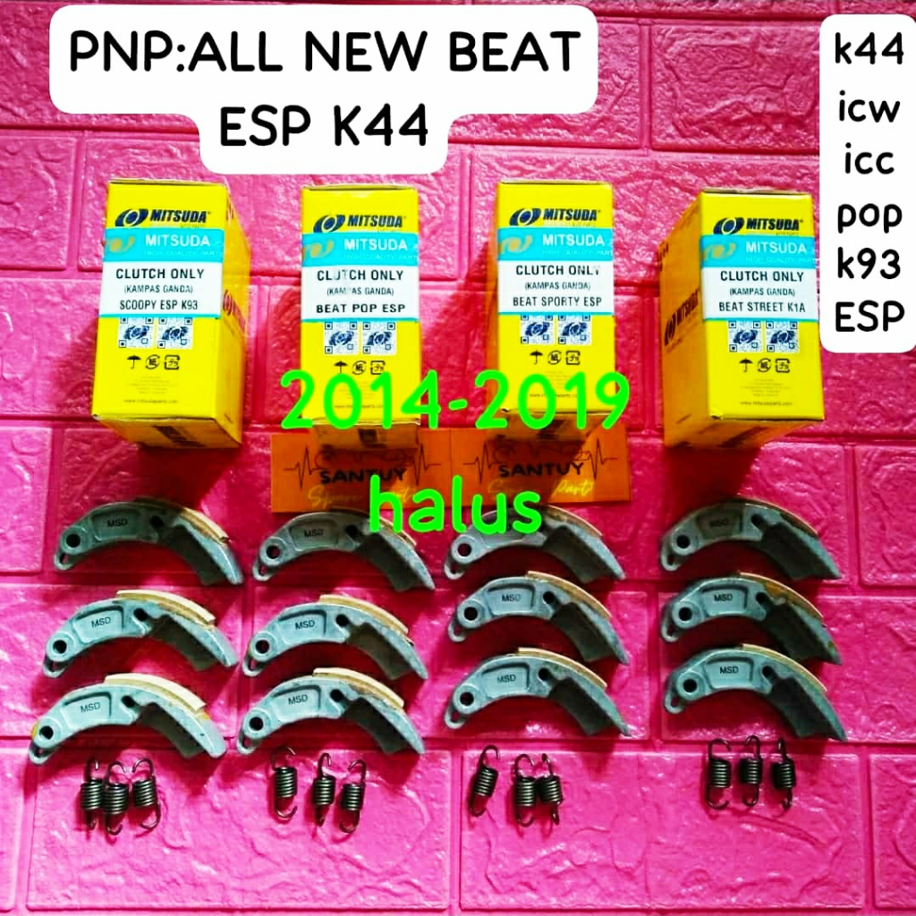 Jual Kampas Ganda K44 Mitsuda Honda ALL New Beat ESP K44 PNP | Shopee ...