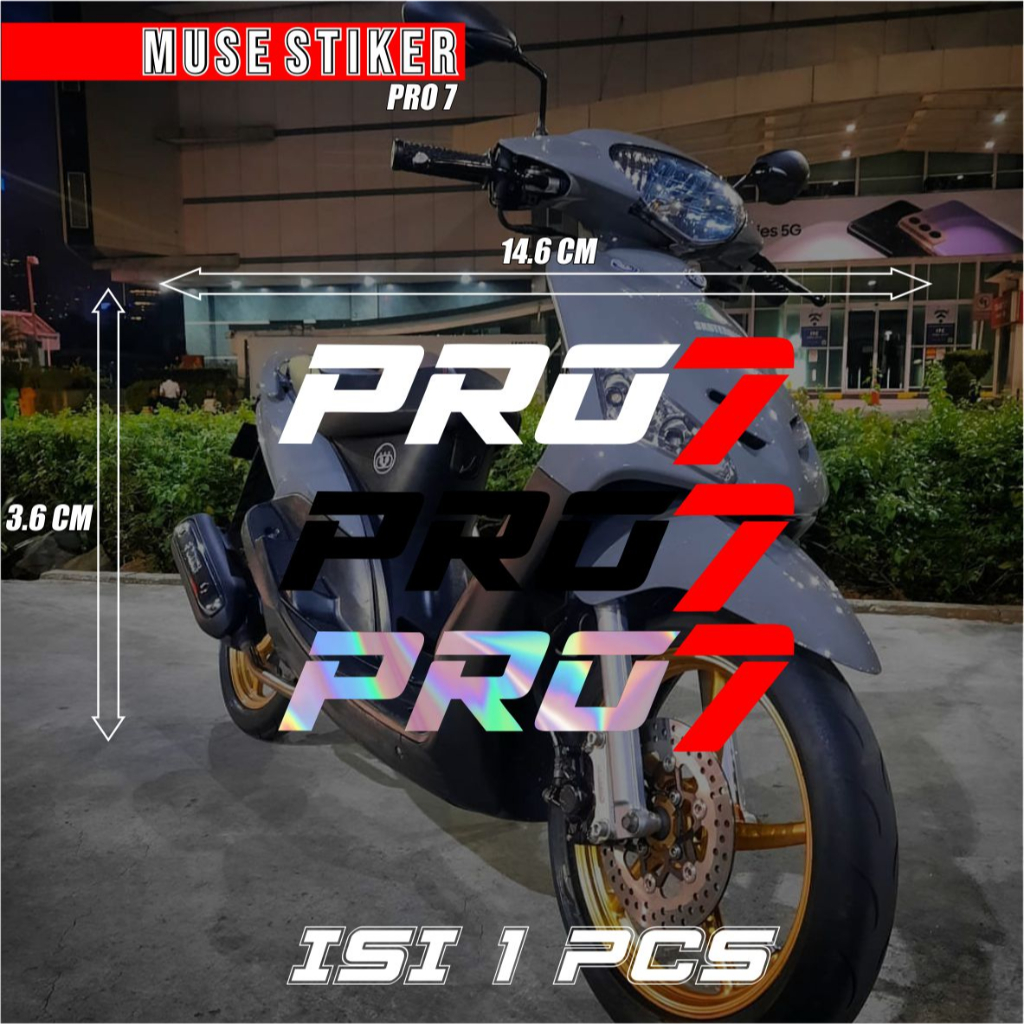 Jual Stiker Motor PRO 7 Sticker Cutting Variasi Motor Keren Decals ...