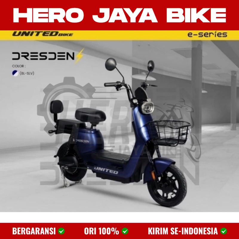 Jual Sepeda Listrik UNITED DRESDEN Electric E Bike 600Watt | Shopee ...