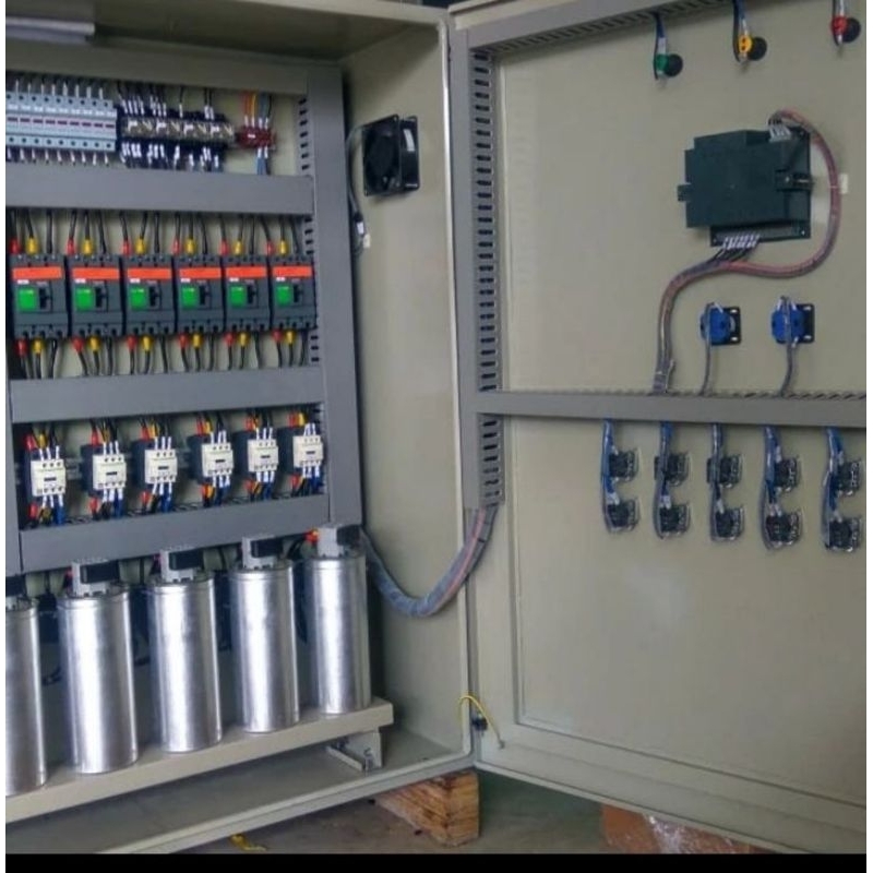 Jual Panel Capacitor Bank 20/30/40/90/120 kVar kapasitor 4-12Step Auto | Shopee Indonesia