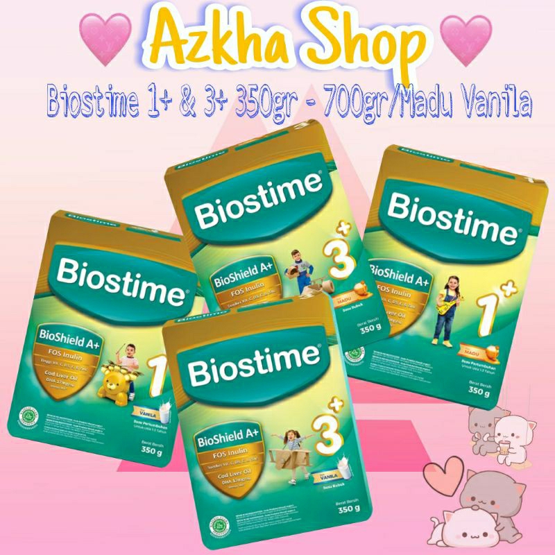 Jual Healthyway (Biostime) 1+/3+ Madu & Vanila 350gr/725gr - Susu ...