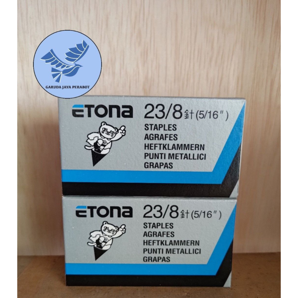 Jual Isi Staples Etona 23/8 (1 kotak) | Shopee Indonesia