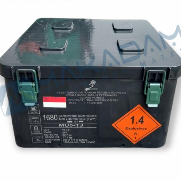 Jual box kotak peluru munisi amunisi pindad original | Shopee Indonesia