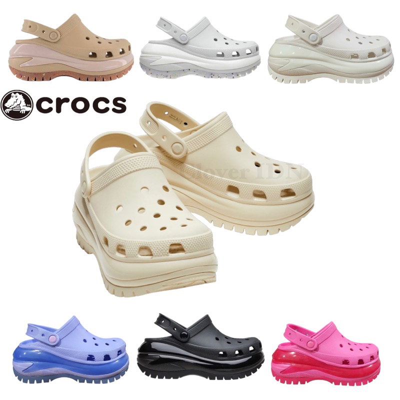 Jual Sandal Wanita Crocs Classic Mega Crush / Sendal Clog Mega Crush ...
