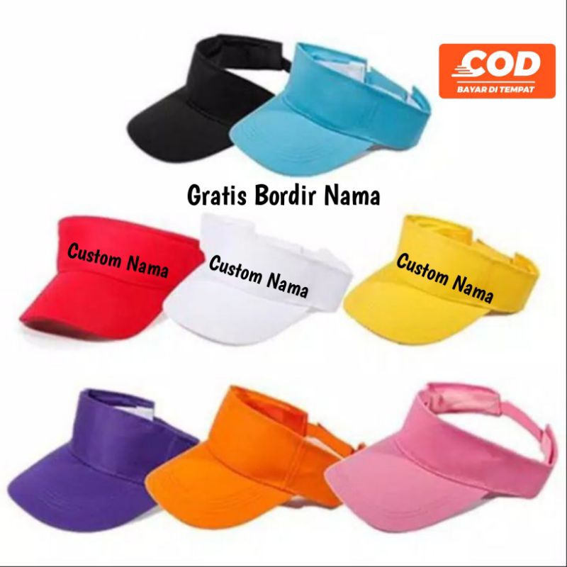 Jual Topi Olahraga Topi Golf Topi Senam Topi Sport Gratis Bordir Nama ...