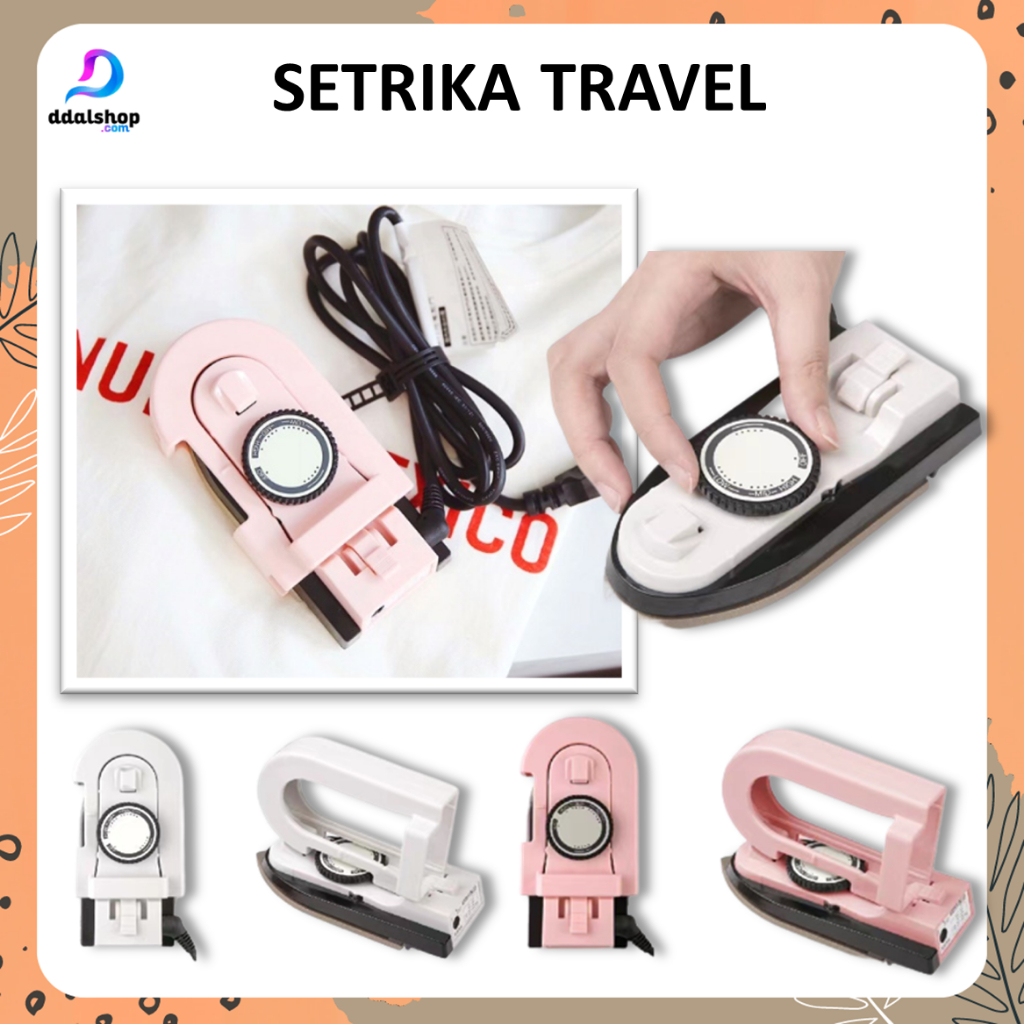 Jual Setrika Mini Traveling Strika Lipat Gosokan Baju Strikaan Listrik ...
