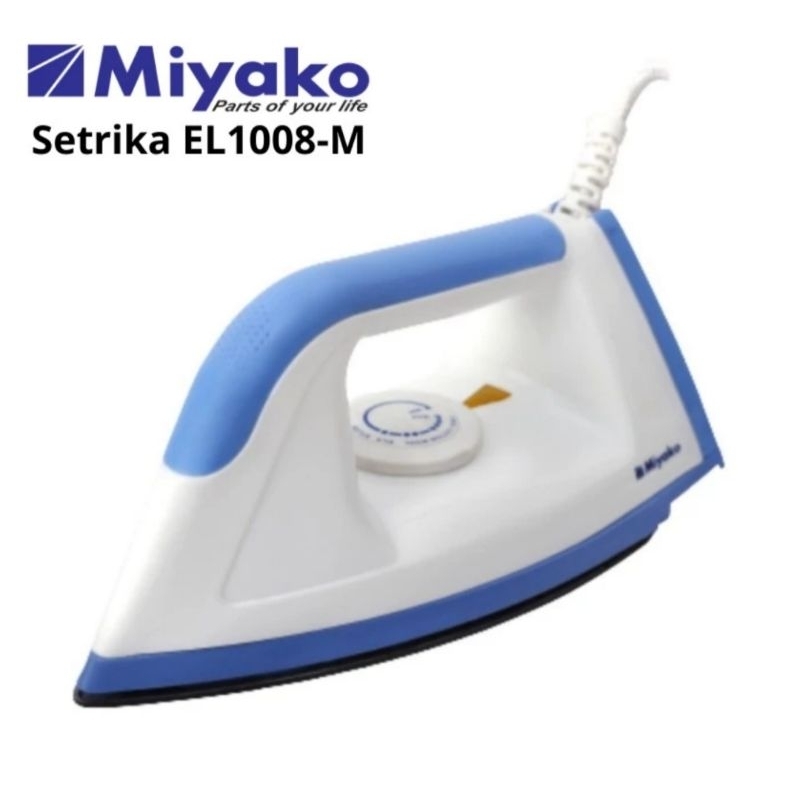 Jual MIYAKO Setrika Listrik / Iron Electric EL-1008 M BL (BIRU ...