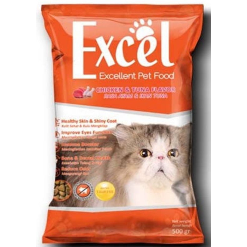 Jual EXCEL ADULT CHICKEN & TUNA 400gr Freshpack makanan kucing dewasa ...