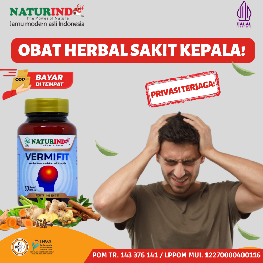 Jual Herbal Vertigo Obat Pusing Kepala Herbal Alami Sakit Kepala ...