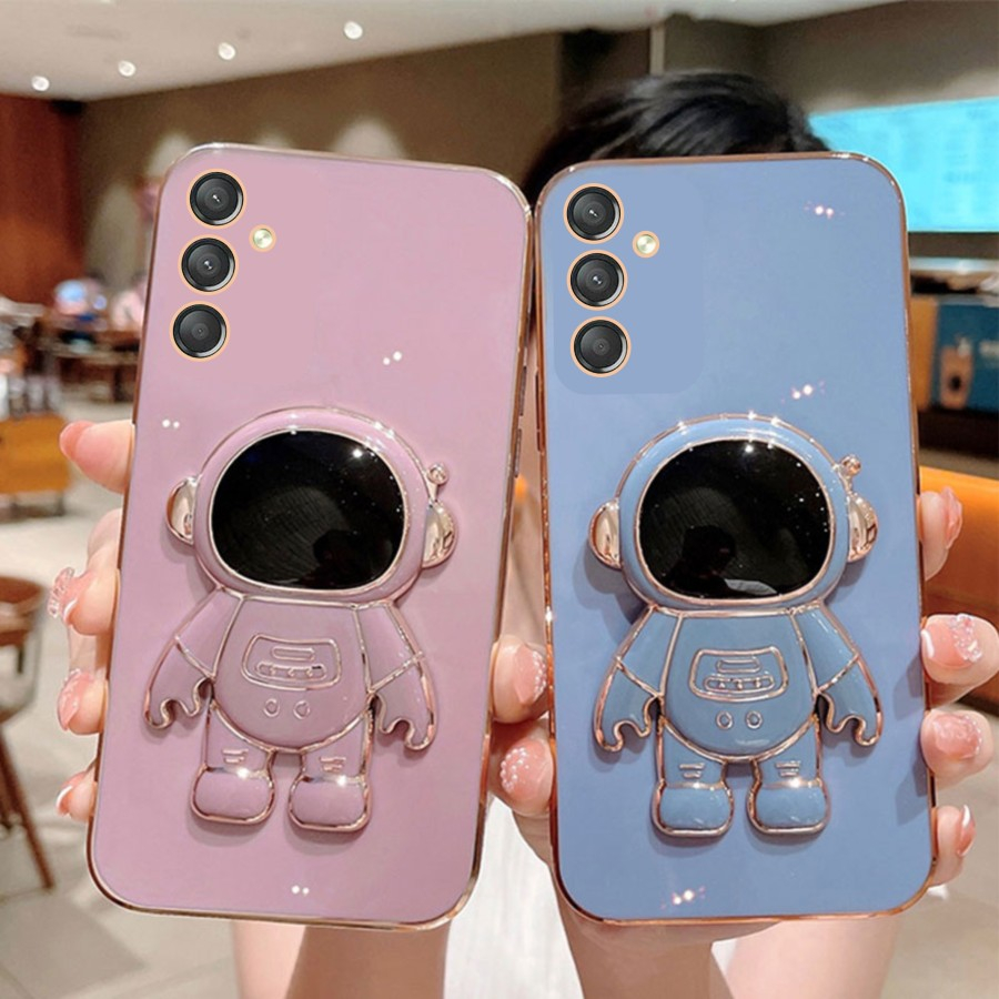 Jual Casing Samsung A24 4G LTE Astronot Stand Premium Softcase | Shopee Indonesia