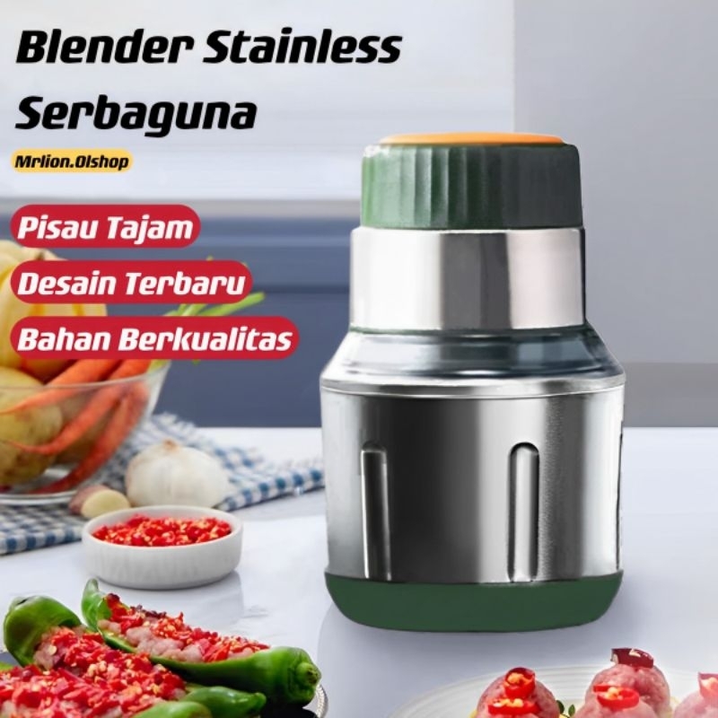 Jual Chopper Blender Daging Penggiling Meat Blender Elektrik Stainless⭐ ...