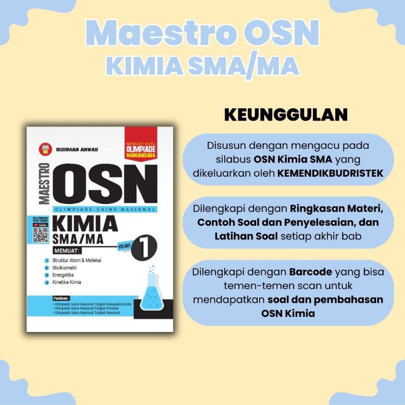 Jual BUKU MAESTRO OSN KIMIA SMA/MA VOLUME 1 | Shopee Indonesia