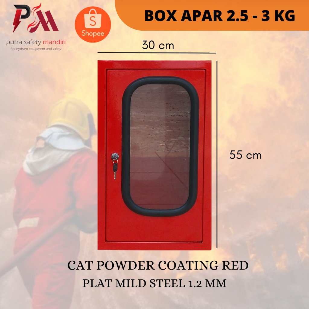 Jual BOX APAR SAFETY KOTAK CABINET TEMPAT PENYIMPANAN TABUNG PEMADAM ...