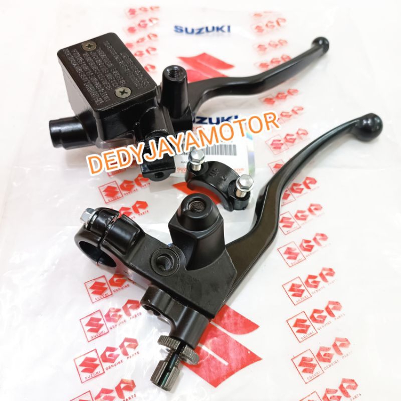 Jual Master Rem Atas Assy Shogun 125 SP sepaket + Dudukan spion kiri + handle kopling + stelan ...