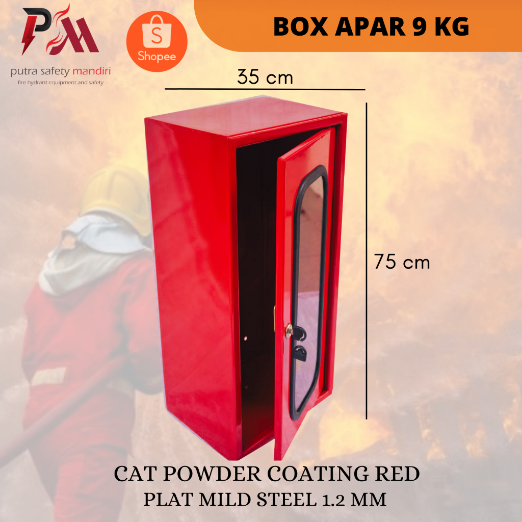 Jual BOX APAR SAFETY KOTAK CABINET TEMPAT PENYIMPANAN TABUNG PEMADAM ...