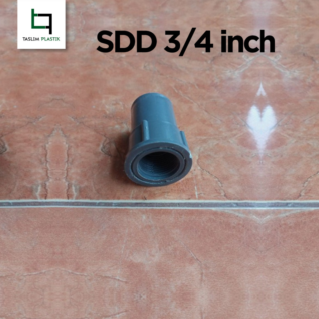 Jual Sok Drat Dalam (SDD) Fitting PVC 3/4 inch / Sambungan Pipa Paralon ...