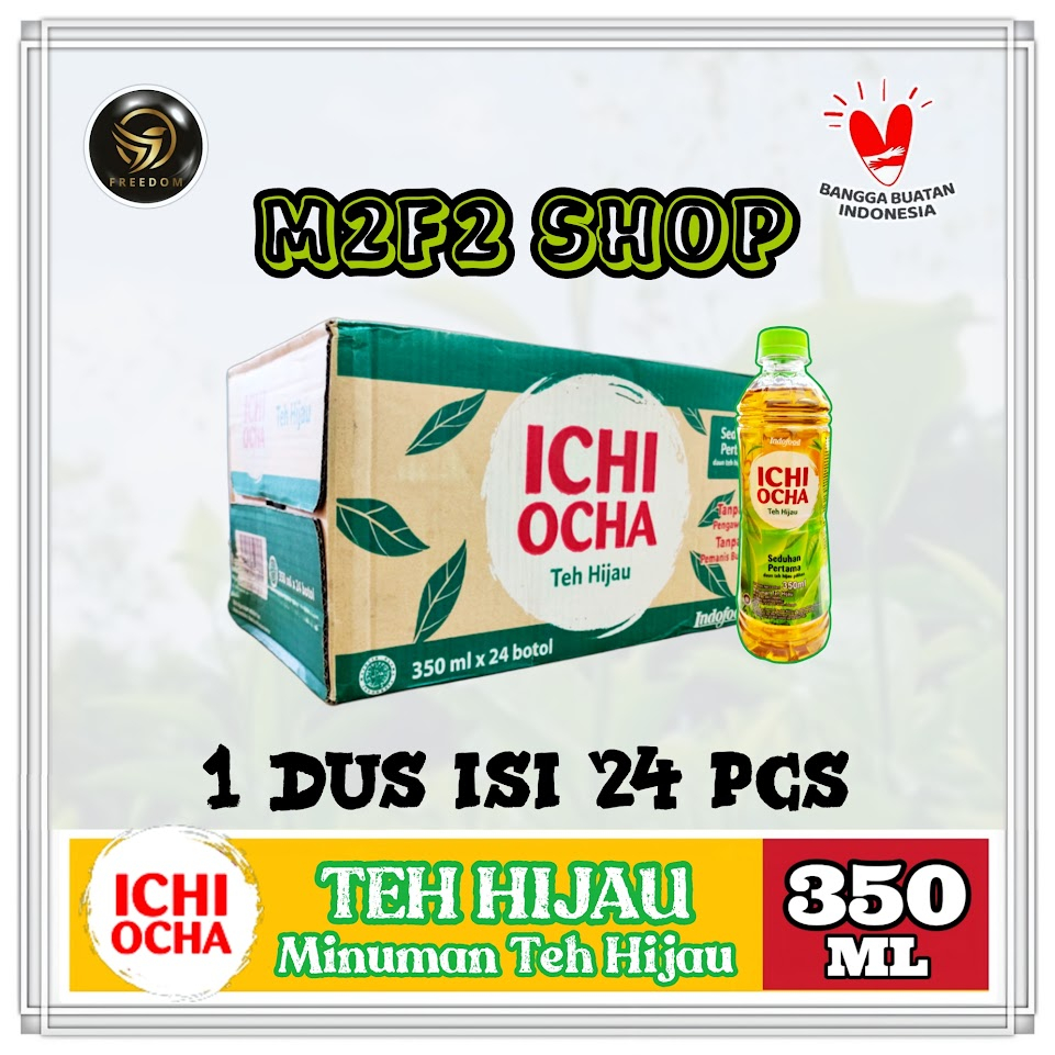 Jual ICHI OCHA Minuman Teh Hijau | Green Tea Botol Plastik Pet - 350 ml (Kemasan Karton ...