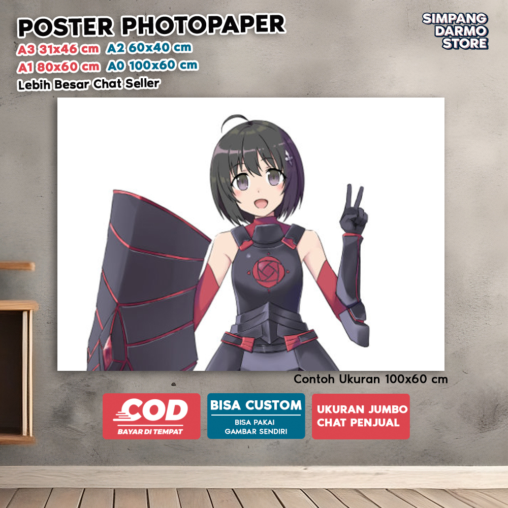 Jual Poster Anime BOFURI: I Don't Want to Get Hurt, so I'll Max Out My ...