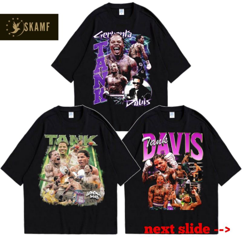 Jual T-SHIRT | TANK DAVIS GERVONTA | BAJU KAOS BOXING UFC Vintage Hitam ...