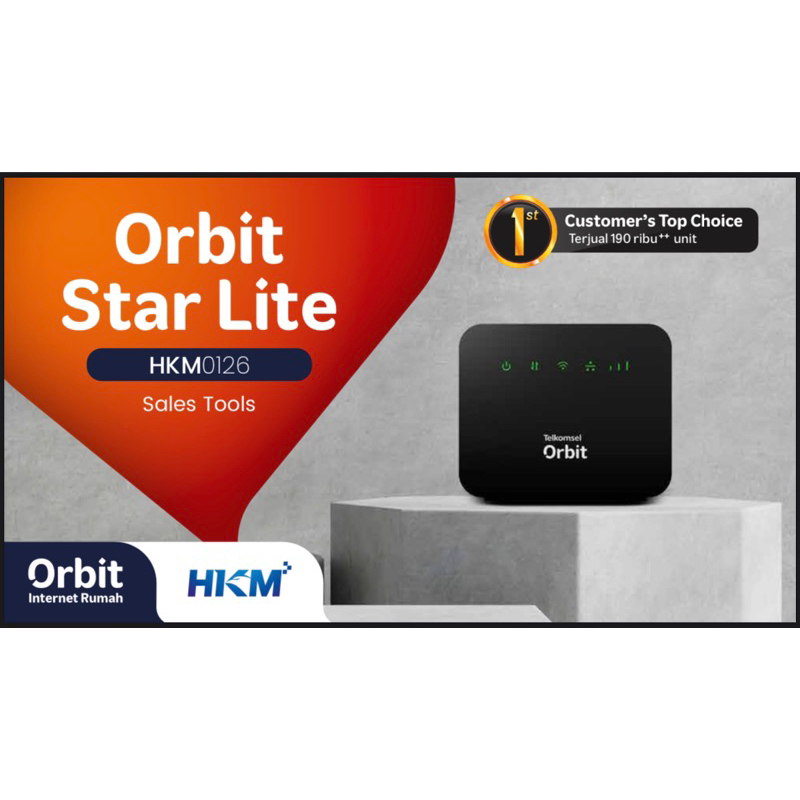 Jual Modem Wifi Home Router 4G Telkomsel Orbit Star Lite UNLOCK Free ...