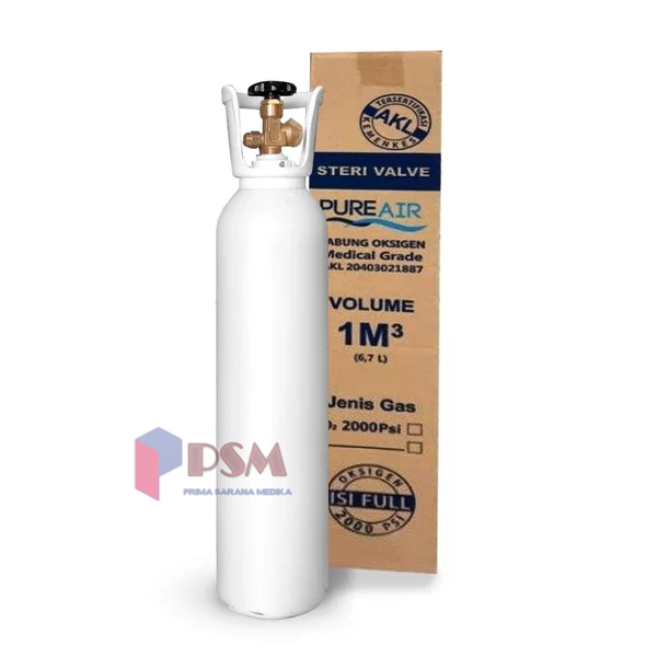 Jual Tabung Oksigen O2 Oxygen 1m3 Set Regulator | Shopee Indonesia