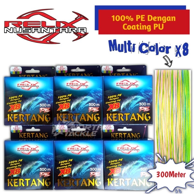 Jual SENAR PE KERTANG X8 100 METER 300 METER PE RELIX NUSANTARA | Shopee Indonesia
