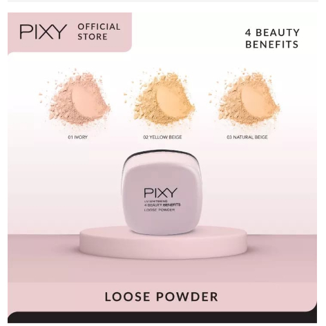 Jual PIXY 4 Beauty Benefits Loose Powder 12 gr | Shopee Indonesia