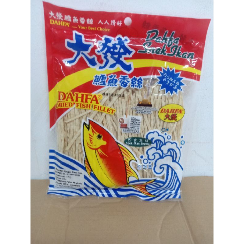 Jual Snack Ikan DAHFA / Dried Fish Fillet 120 Gram. | Shopee Indonesia