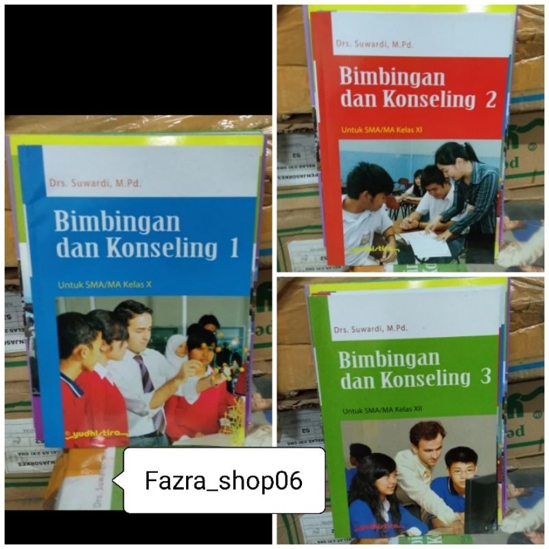 Jual NEW & ORI Buku Pelajaran Bimbingan dan Konseling BK sma ma kelas 1 10 X, 2 11 XI , 3 12 XII ...
