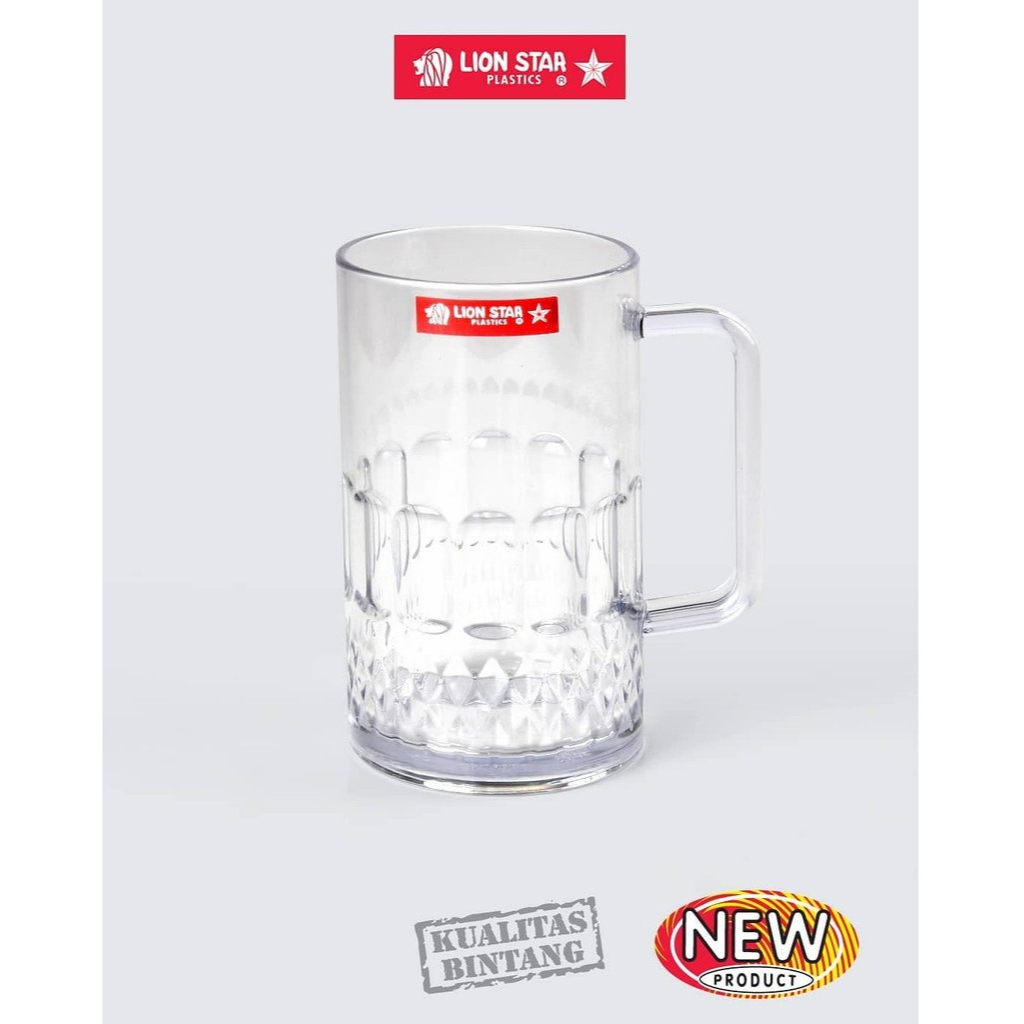 Jual Bir Lion Star Gelas Gagang Minum Fresco 450ml / 630ml Kopi, Es Teh, Bir Lion Star | Shopee ...
