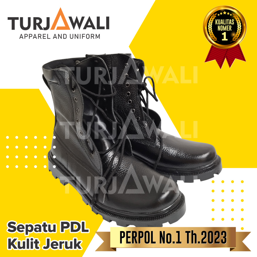 Jual Sepatu PDL Satpam Security Sepatu PDL TNI Polri Sepatu PDL Terbaru ...